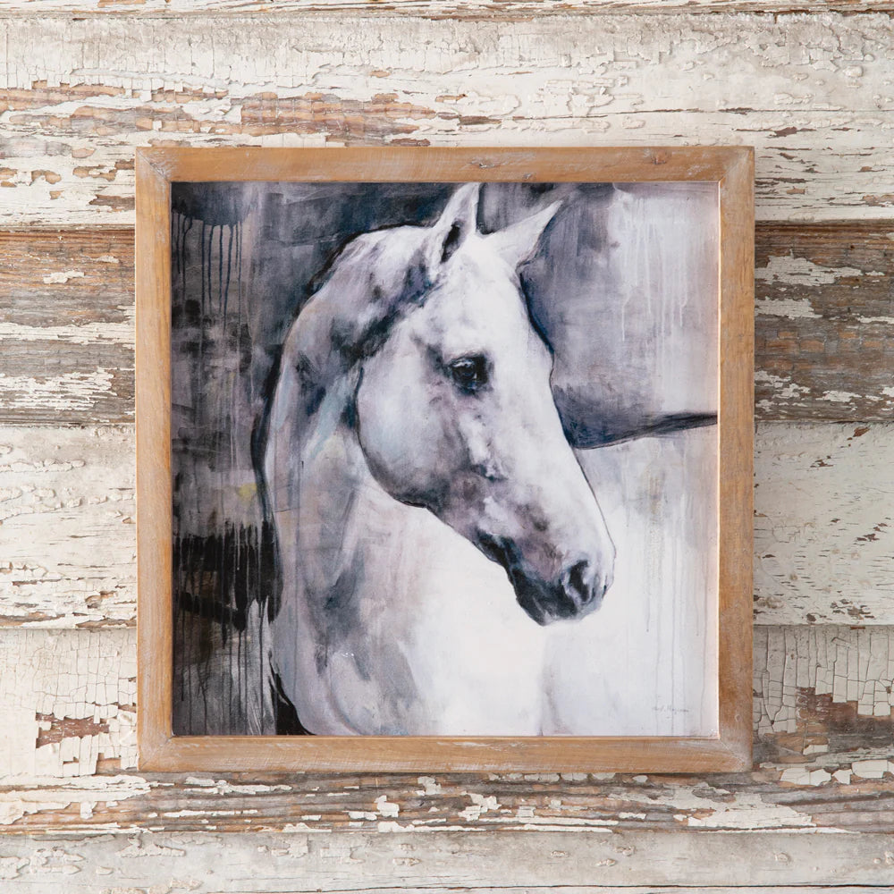 White Stallion Wall Art – J H McCommons Co.
